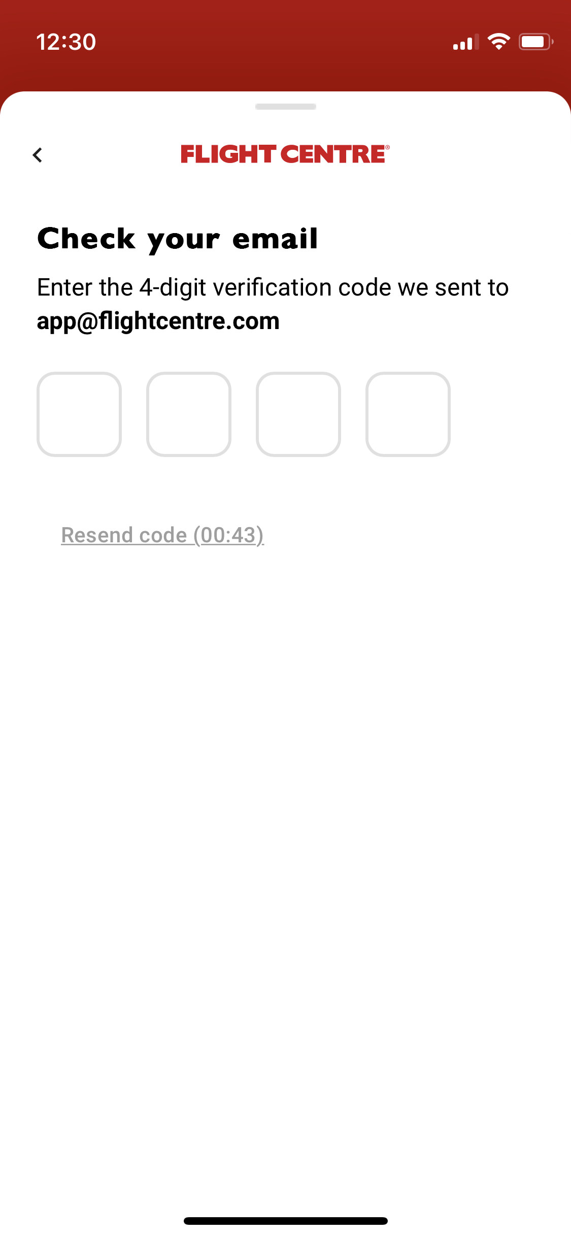 Setting Up Trips in the Flight Centre App